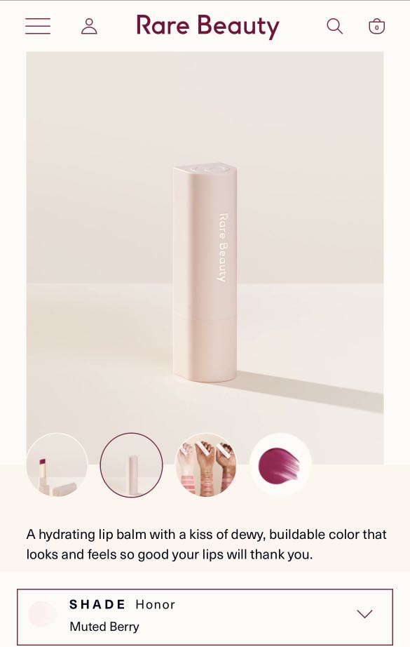 Rare beauty lip balm, Beauty & Personal Care, Face, Makeup Products on ...