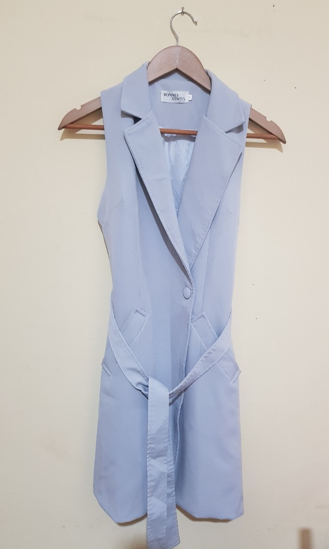 Rompi jas(suit vest), Fesyen Wanita, Pakaian Wanita, Baju Luaran di ...