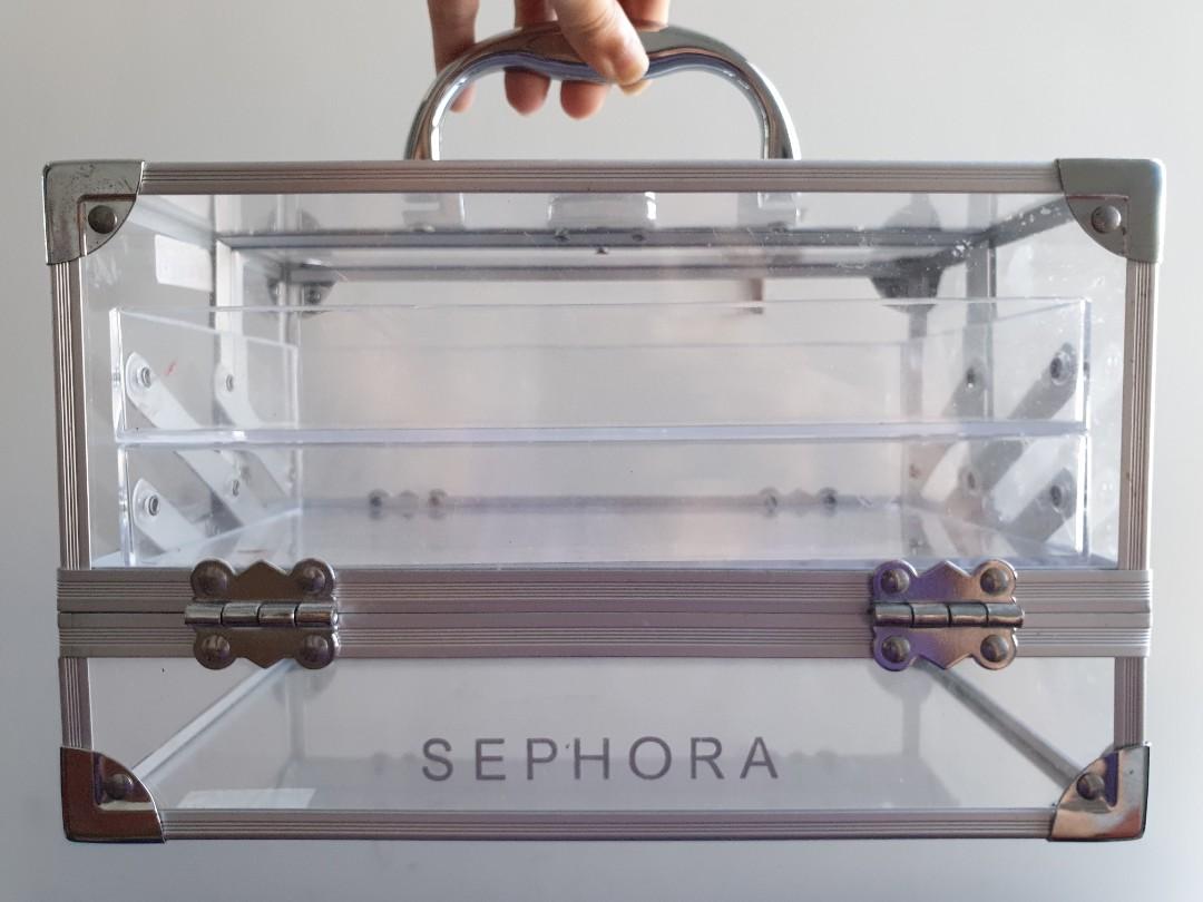 Sephora transparent make-up box, Furniture & Home Living, Home ...