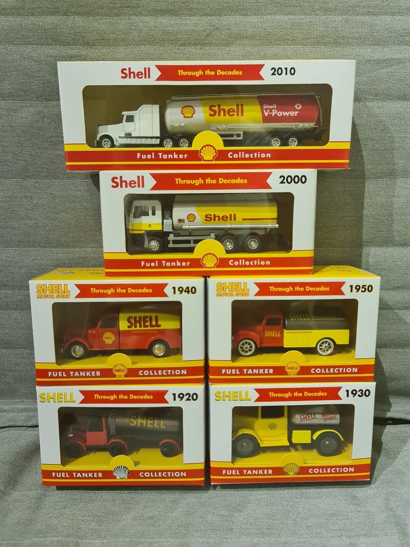 Shell petrol tankers through the decade (Full set!), Hobbies & Toys ...
