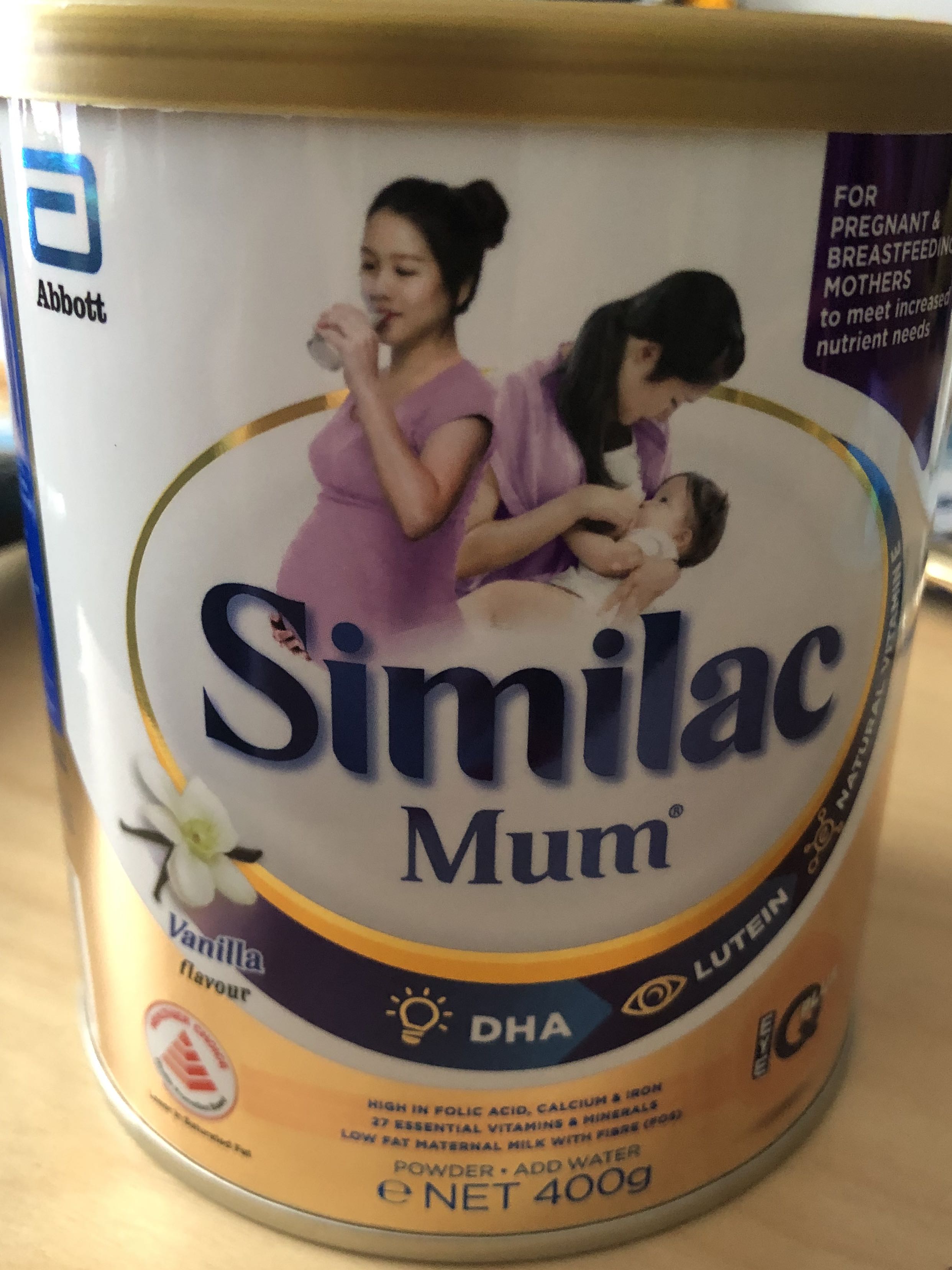 Similac Mum Vanilla Milk Powder 400g, Babies & Kids, Maternity Care on ...