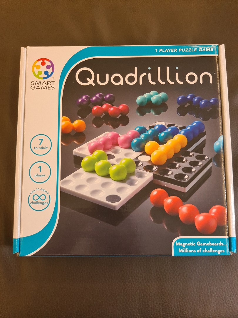 Smart Games Authentic Quadrillion logic puzzle game, Hobbies & Toys ...