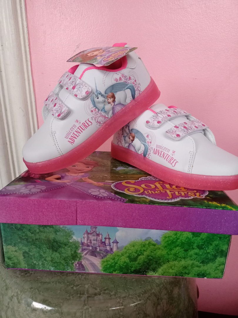 Sofia The First rubber shoes with lights (Brand New Mall Pull Out ...