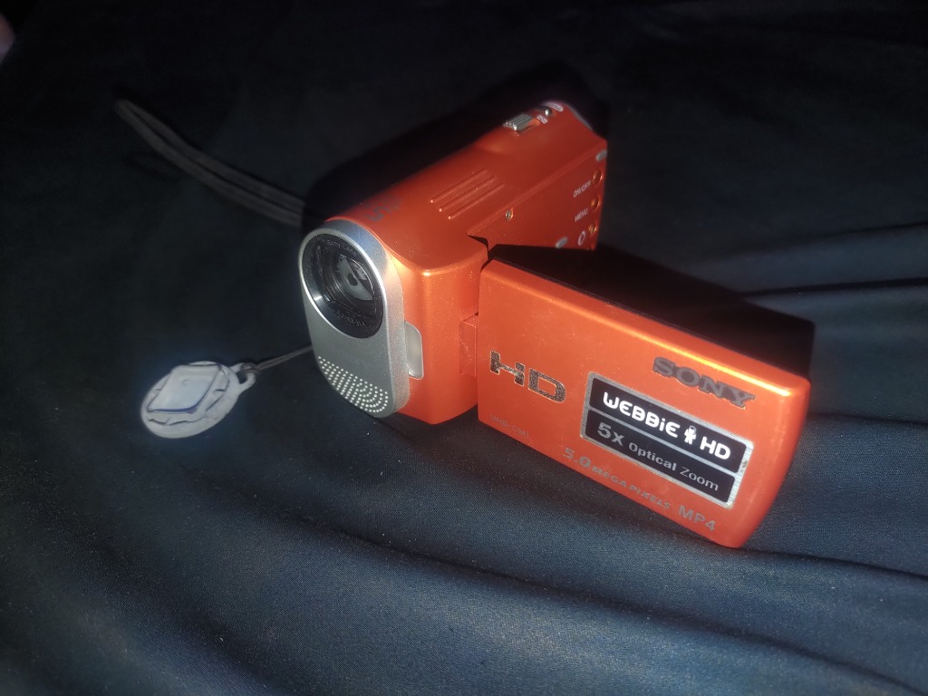 Sony MHS-CM1 HD Camera (Orange), Photography, Cameras on Carousell