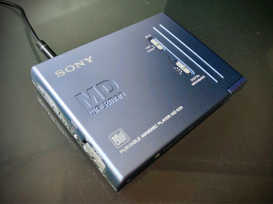 SONY MZ-E25 Minidisc Walkman, 音響器材, 可攜式音響設備 - Carousell