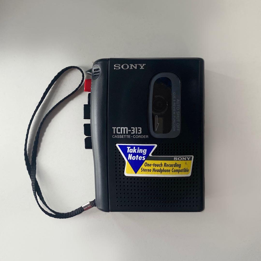 Sony TCM-313 Walkman Cassette Recordee Player, Hobbies & Toys ...