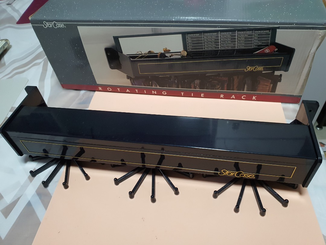 Starcase Rotating Tie Rack (Brand new), Men's Fashion, Watches ...