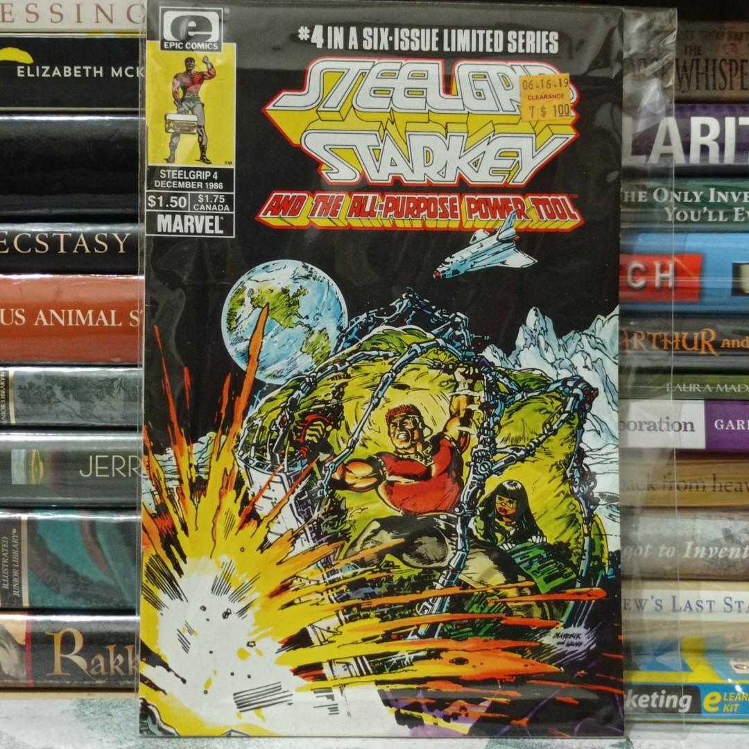 Steelgrip Starkey Comic (December 1986) - Marvel Comics, Hobbies & Toys ...