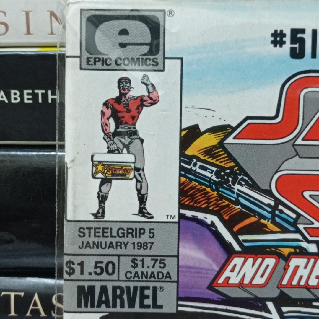 Steelgrip Starkey Comic (January 1987) - Marvel Comics, Hobbies & Toys ...