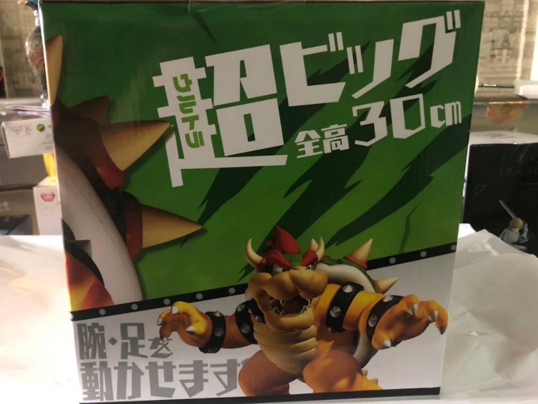 Taito Bowser Action Figure Posable Big 30cm King Koopa Official Super ...