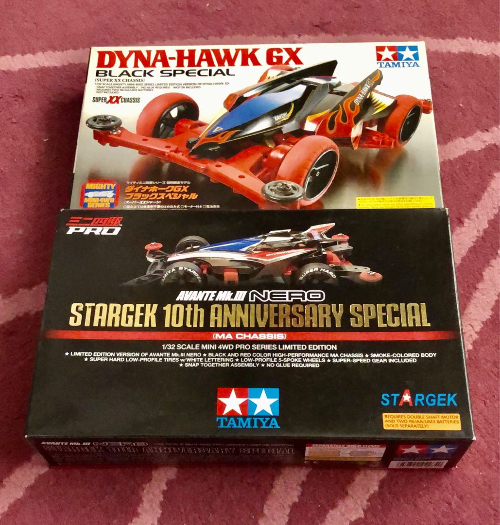 Tamiya Mini Dyna Hawk & Stargek 25 Anniversary, Hobbies & Toys ...