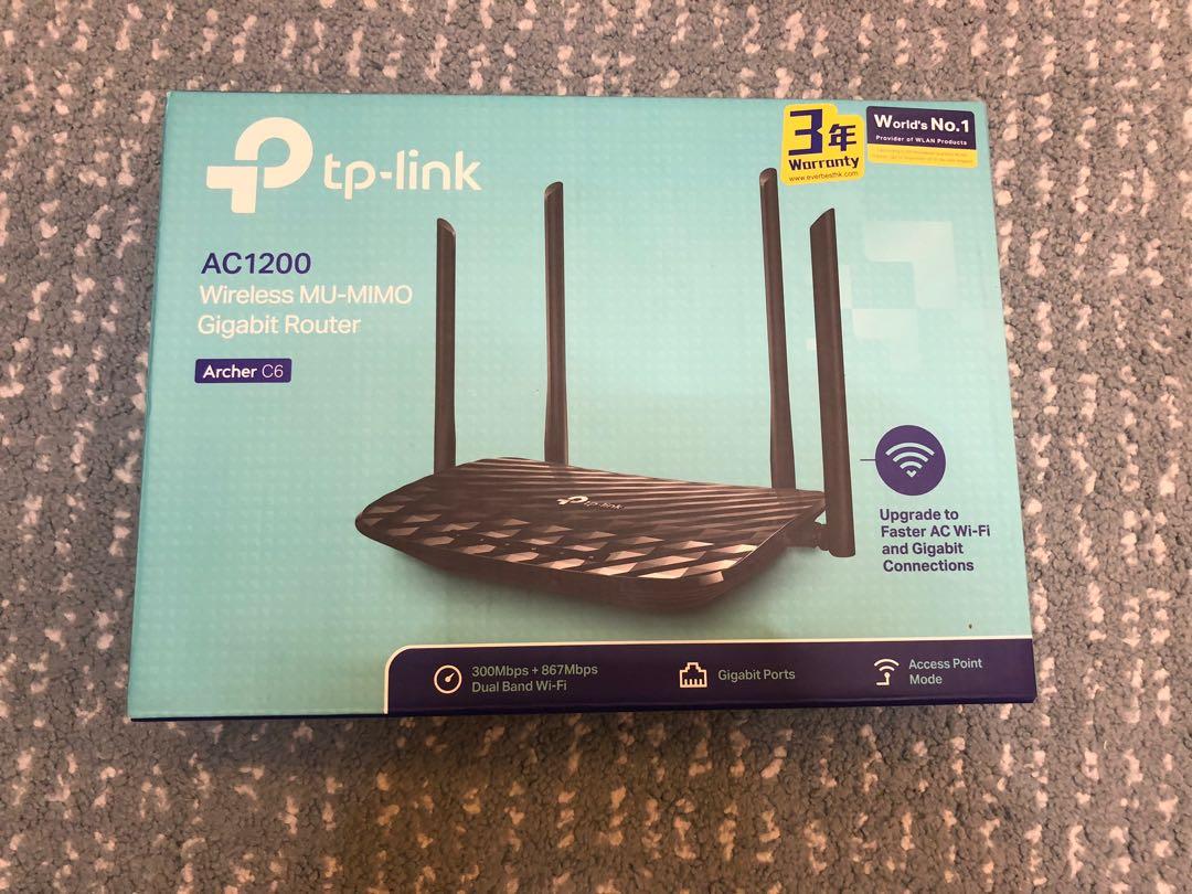 TP link AC1200 Router, 電子產品, 其他 - Carousell