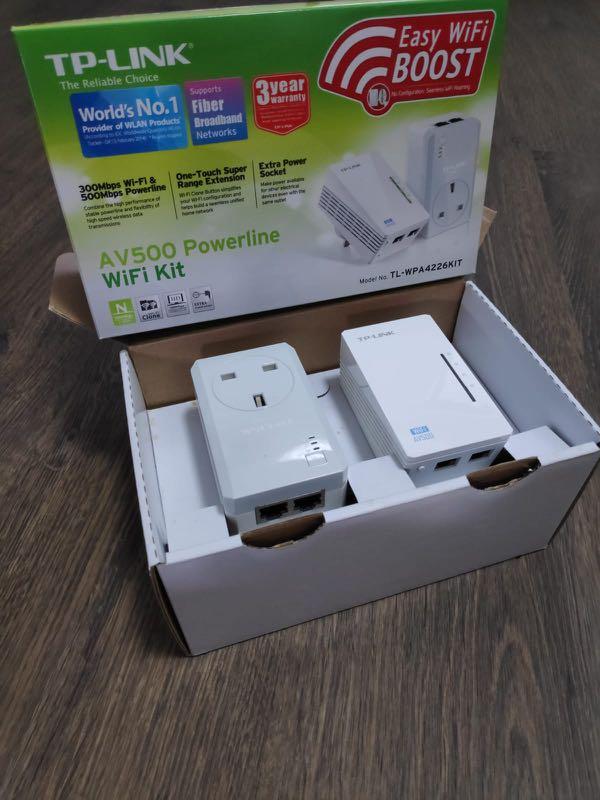 TP-Link AV500 Powerline WiFi extender, TV & Home Appliances, Other Home ...