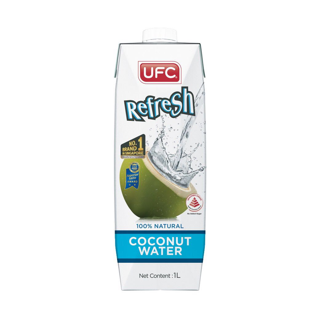 Ufc Coconut Water 1L (Pack Of X 6), Food & Drinks, Beverages on Carousell