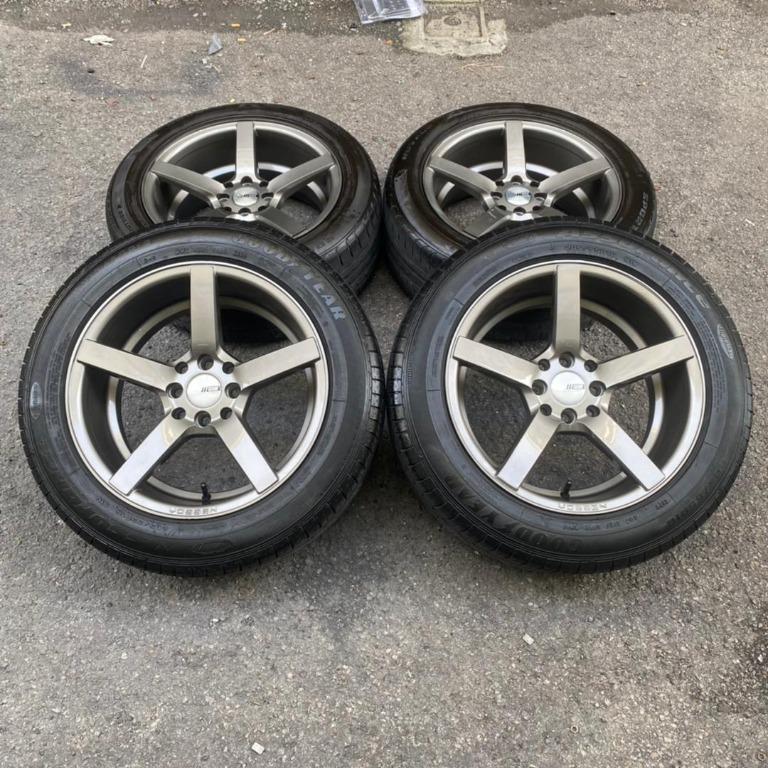 Vossen 16 inch sport rim Starlet tyre 70%, Auto Accessories on Carousell