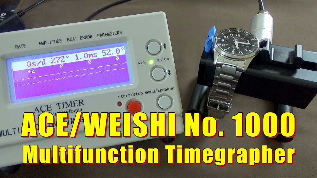 Weishi Timegrapher NO.1900 Watch Timing Machine Multifunction Tester ...