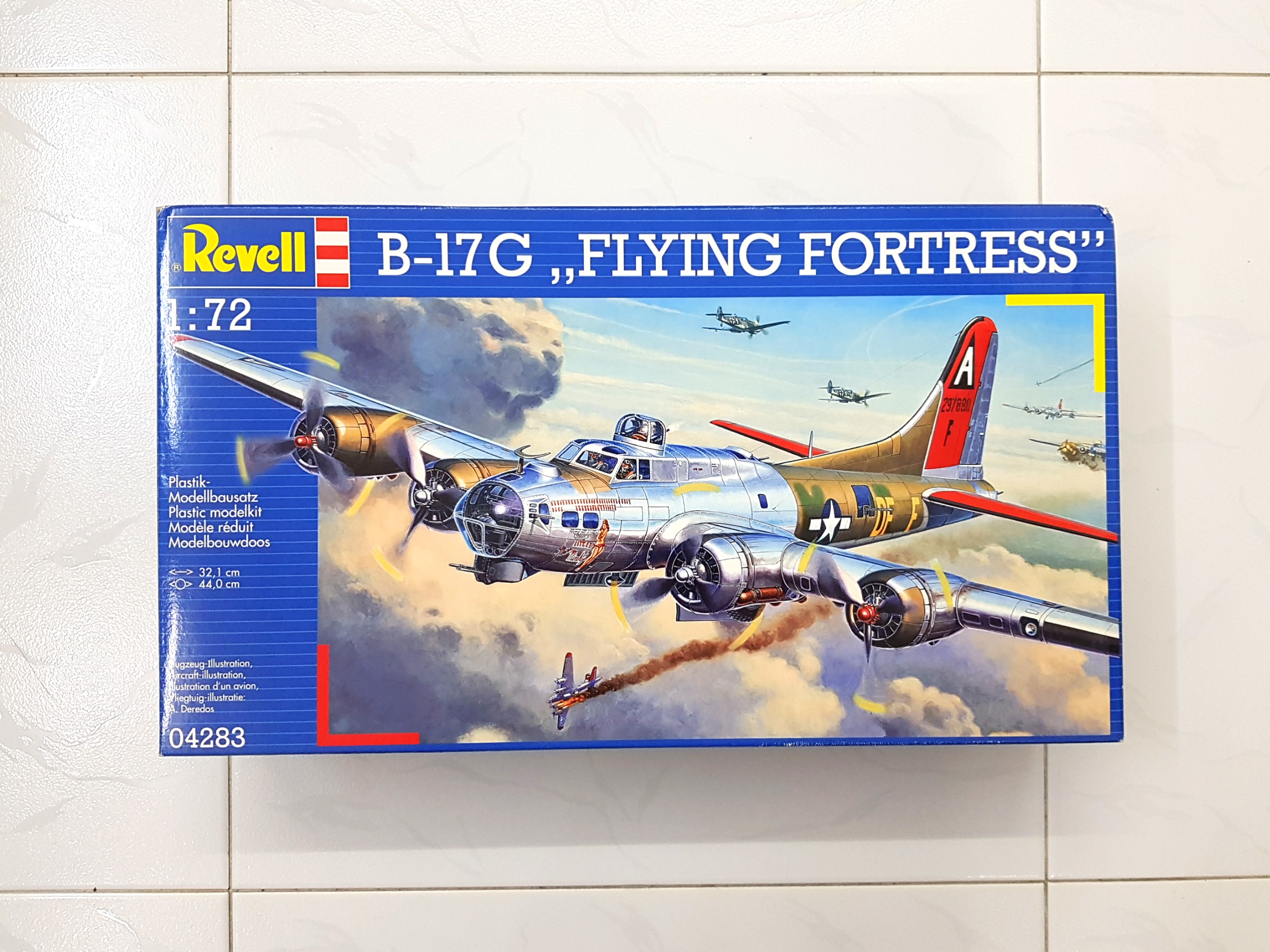 1/72 Revell #04283 USAF Heavy Bomber B-17G "Flying Fortress" *Rare ...