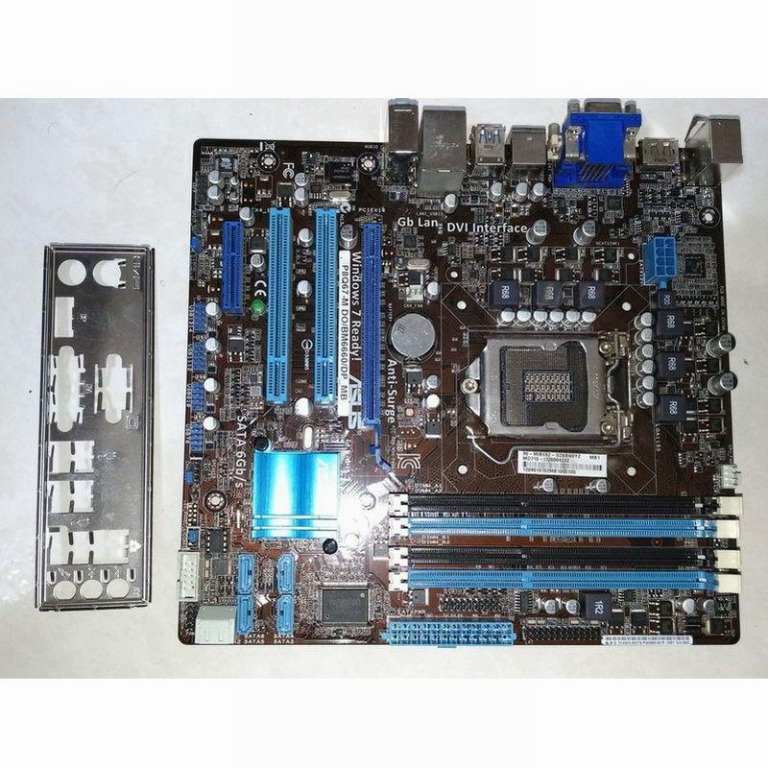 華碩 P8Q67-M DO-BM6660-DP_MB 主機板、1155腳位、DDR3、USB 3.0、拆機良品、附檔板, 電腦及科技產品 ...