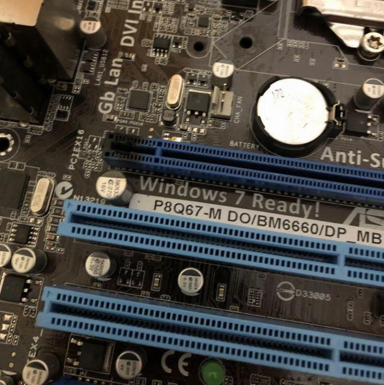 華碩 P8Q67-M DO-BM6660-DP_MB 主機板、1155腳位、DDR3、USB 3.0、拆機良品、附檔板, 電腦及科技產品 ...