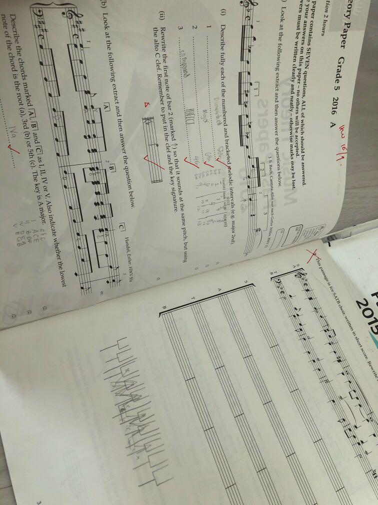 Abrsm Music theory Grade 5 practice papers 2014-2018, Hobbies & Toys ...