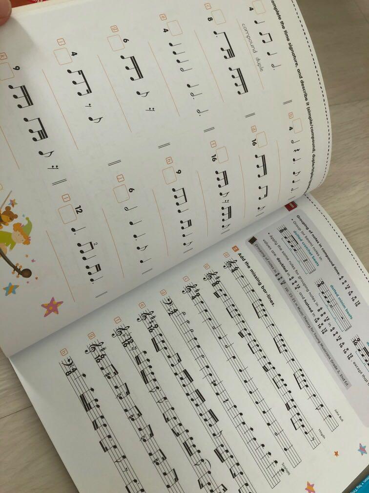 Abrsm Music theory study note with exercises - Grade 3 & 4, Hobbies ...