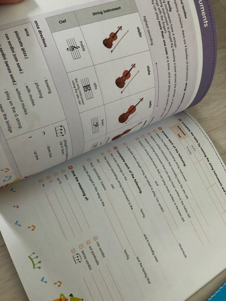 Abrsm Music theory study note with exercises - Grade 3 & 4, Hobbies & Toys, Music & Media, Music ...