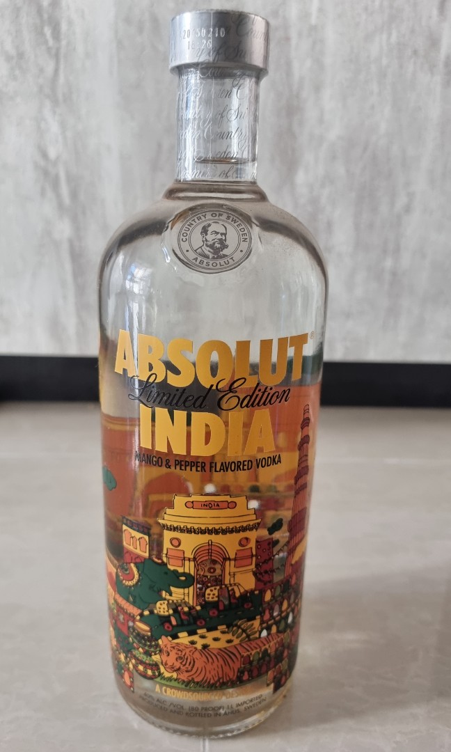 Limited Edition - Absolut India, Food & Drinks, Alcoholic Beverages on ...