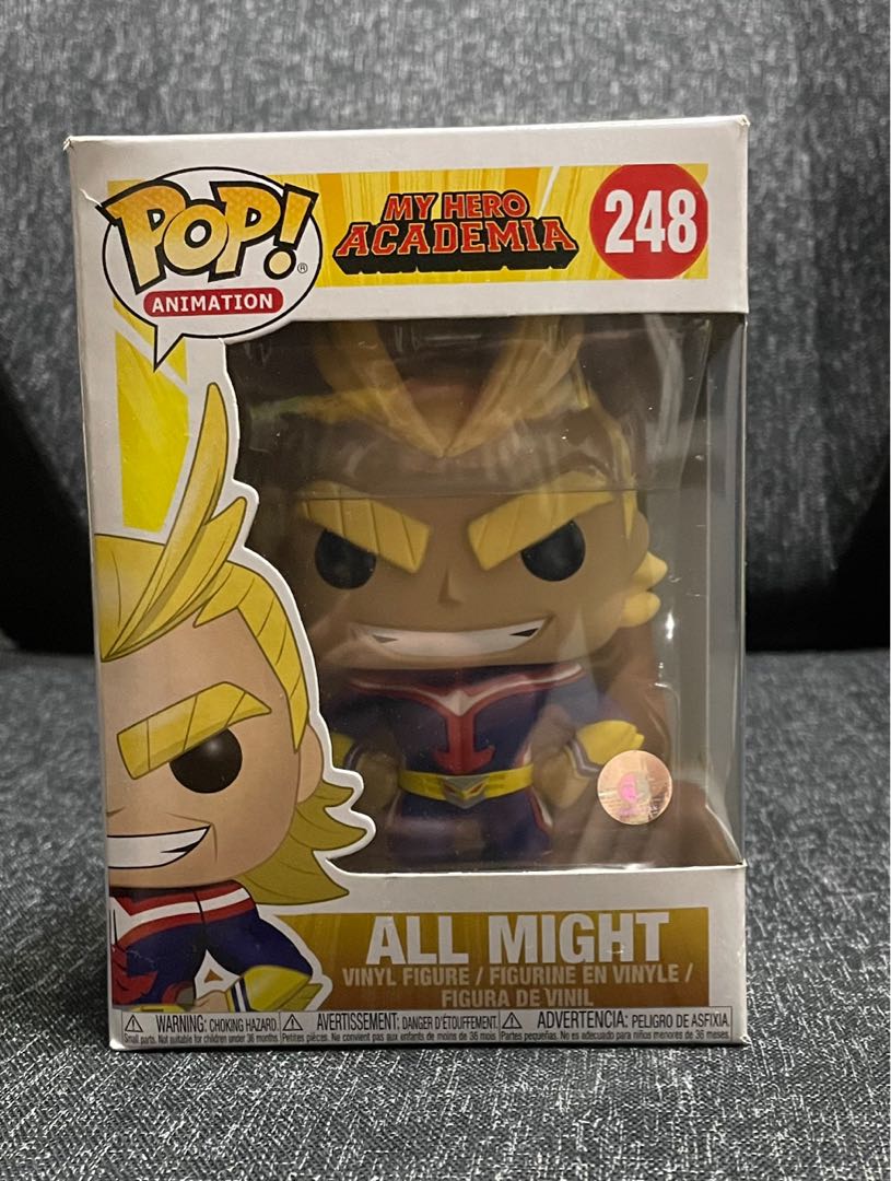 All Might Funko Pop 248 Animation, Hobbies & Toys, Toys & Games on ...