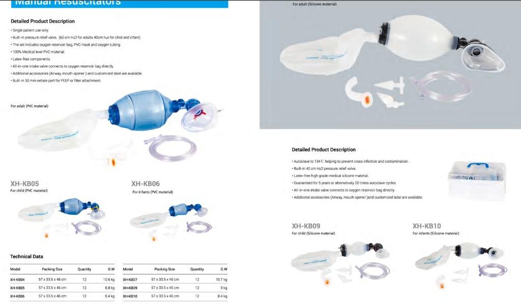 Ambu Bag/ Resuscitator, Health & Nutrition, Medical Supplies & Tools on ...
