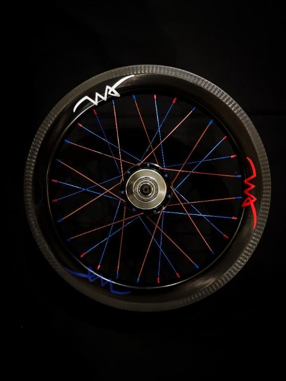 Brompton Carbon Wheels / Custom Wheelset, Sports Equipment, Bicycles ...
