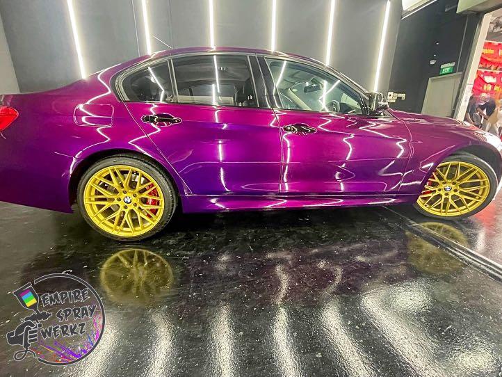 Car Spray Painting - Aikka Candy Series Candy Purple AK4420, Car ...