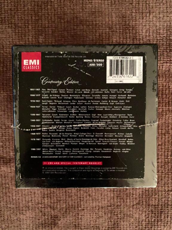 CD - EMI Classics Centenary Edition 1897 - 1997: 100 Years of Great ...