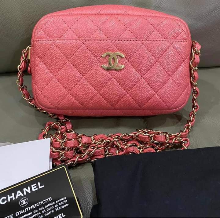 Chanel Mini Camera Bag, Luxury, Bags & Wallets on Carousell
