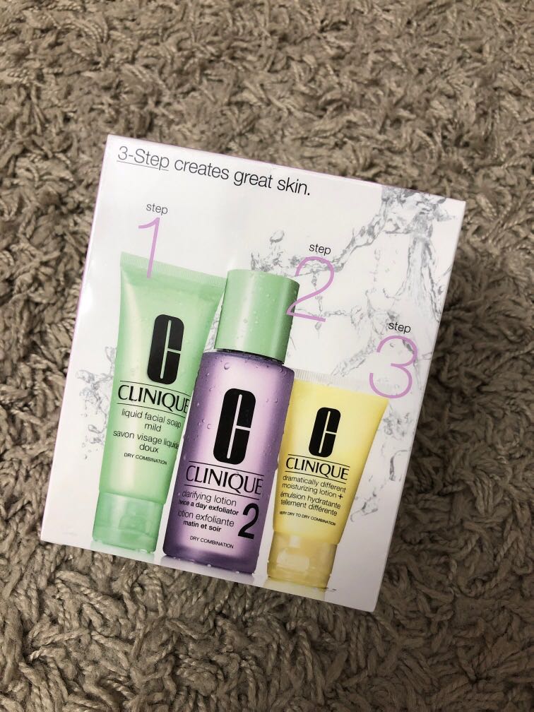 Clinique 3-Step *Brand New* #HargaPadu, Beauty & Personal Care, Face ...