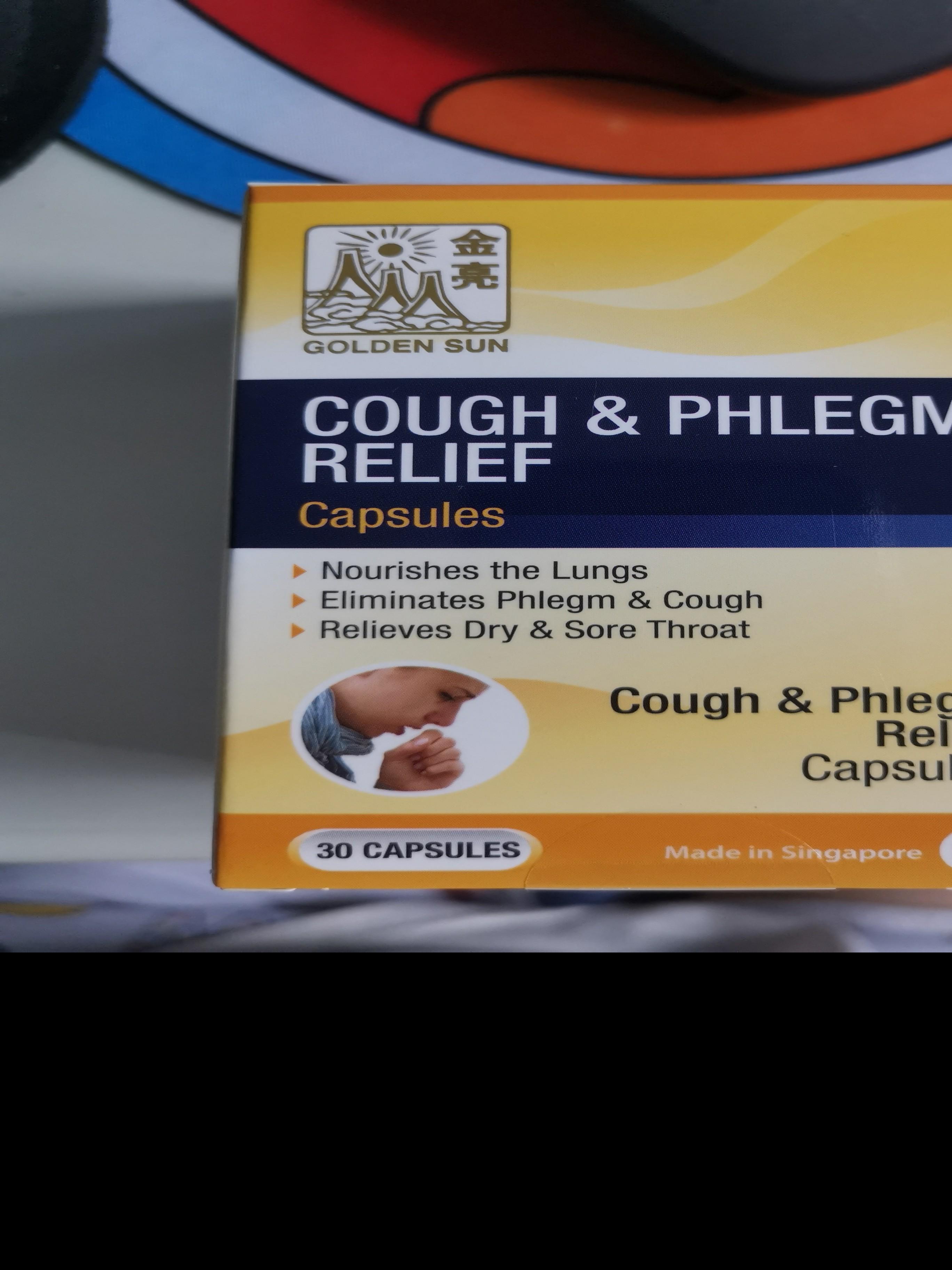 Cough and phlegm relief capsules, Health & Nutrition, Medical Supplies ...