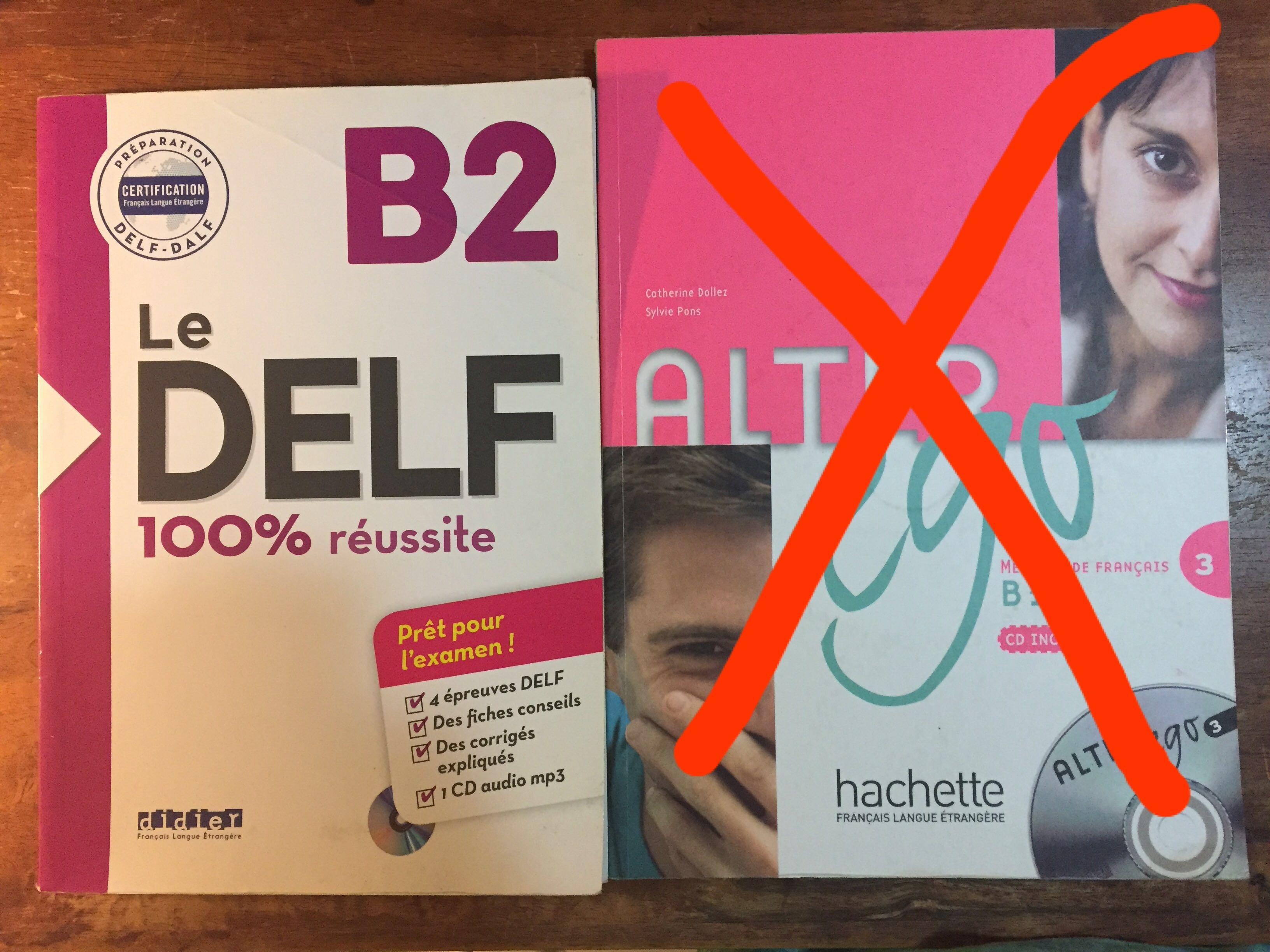 DELF B2 and Alter Ego 3 Textbook, Hobbies & Toys, Books & Magazines ...