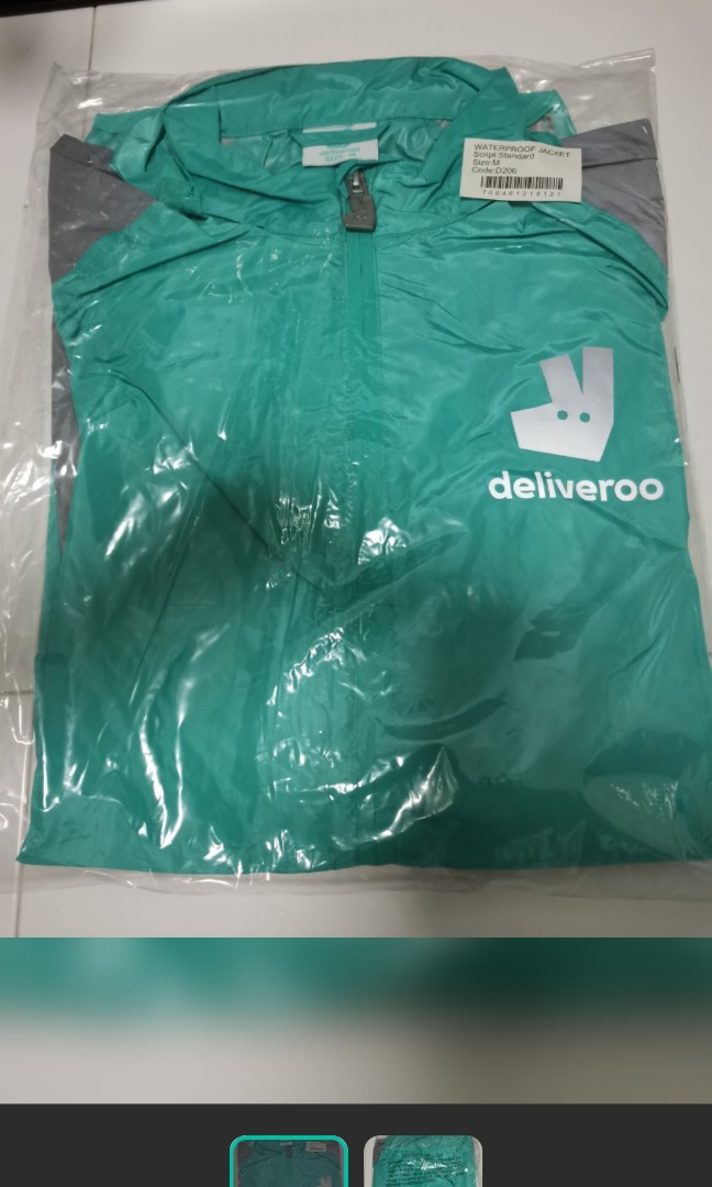 Deliveroo Jacket, Men's Fashion, Tops & Sets, Tshirts & Polo Shirts on ...