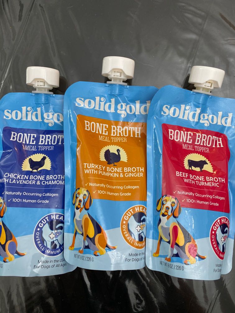 Dog Bone Broth (packet of 3) Expiry Jan 2022, Pet Supplies, Pet Food on ...