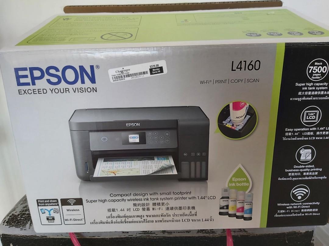 EPSON L4160 All in 1 printer, Computers & Tech, Printers, Scanners ...
