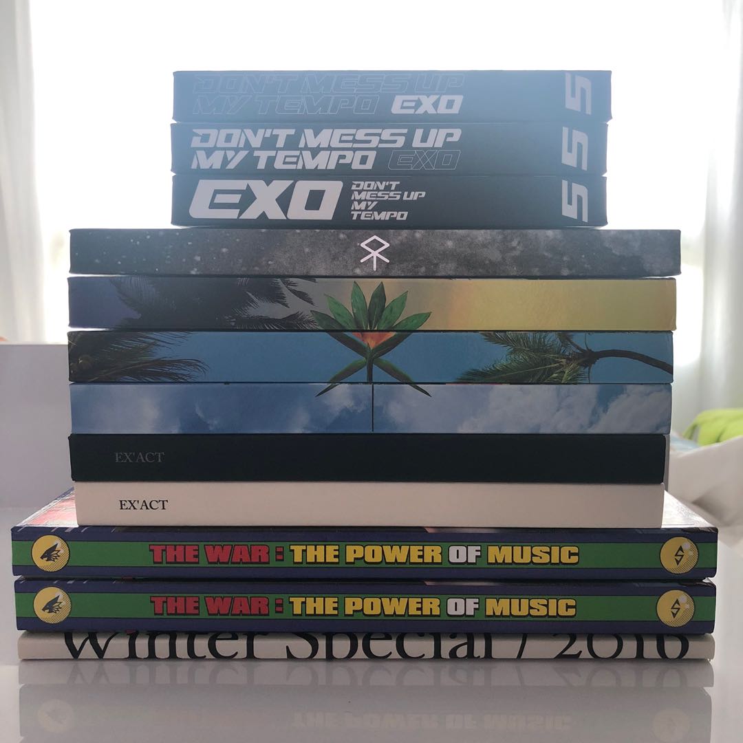 exo albums, Hobbies & Toys, Memorabilia & Collectibles, K-Wave on Carousell