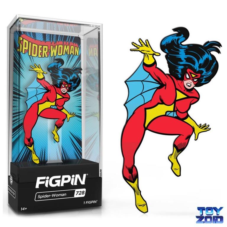 FiGPiN Marvel Comics Classics Spider-Man Venom Spider-Woman Hulk Ghost Rider Namor Luke Cage ...