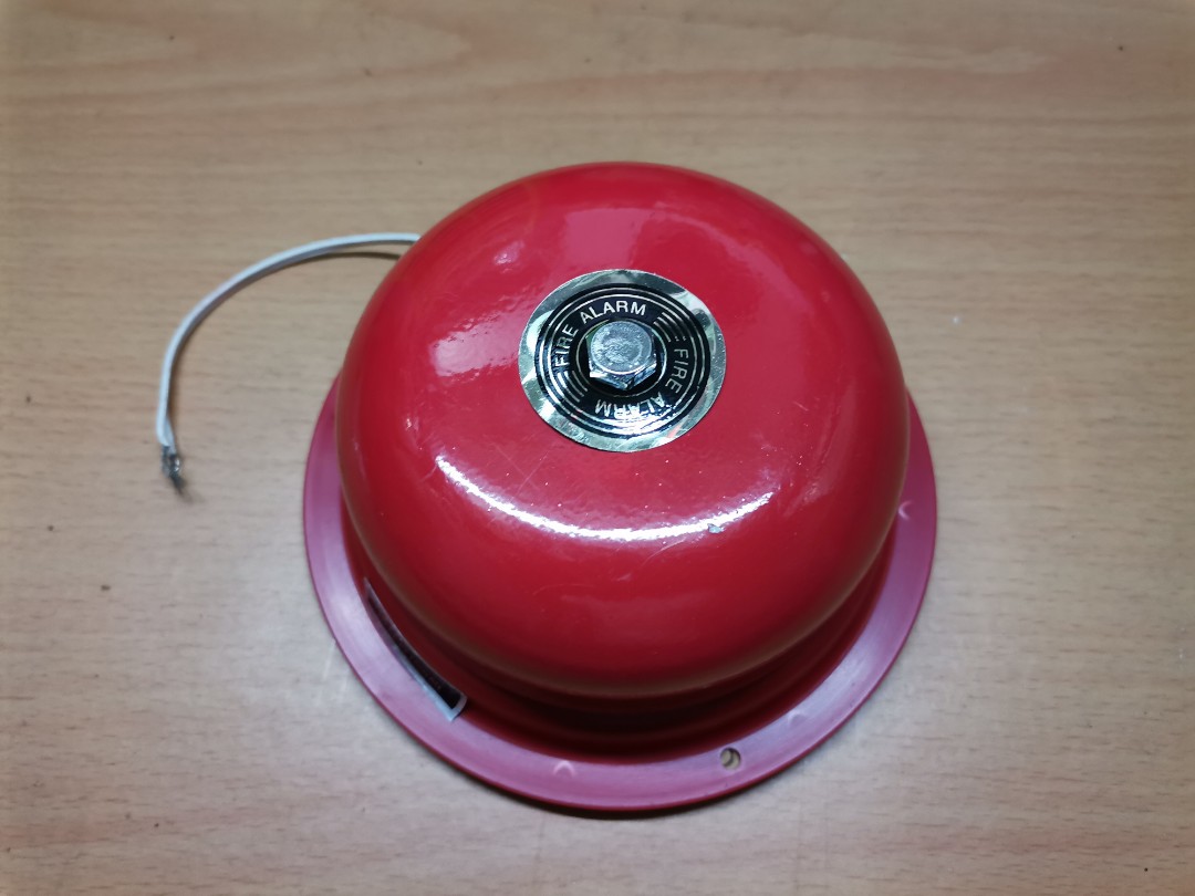 Fire alarm electric bell 220v, TV & Home Appliances, Electrical ...