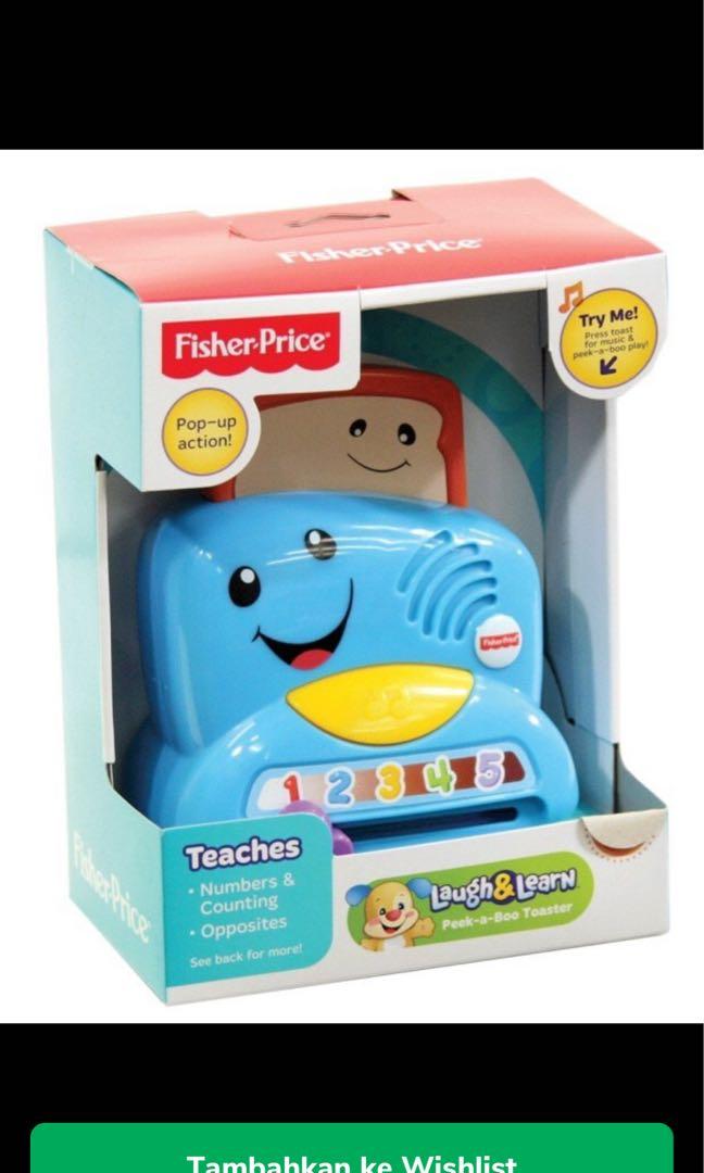 Fisher Price Toaster, Bayi & Anak, Mainan & Baby Walker di Carousell