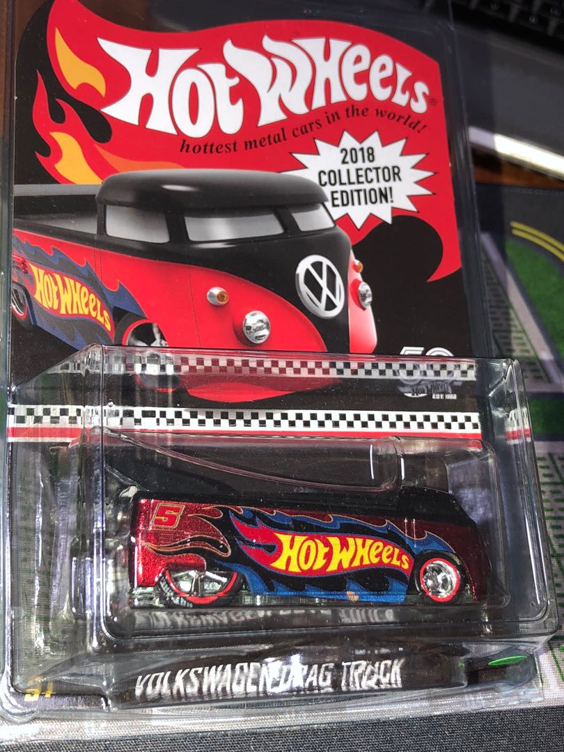 Hot Wheels Mail In 2018 Collector Edition - Volkswagen Drag Truck ...