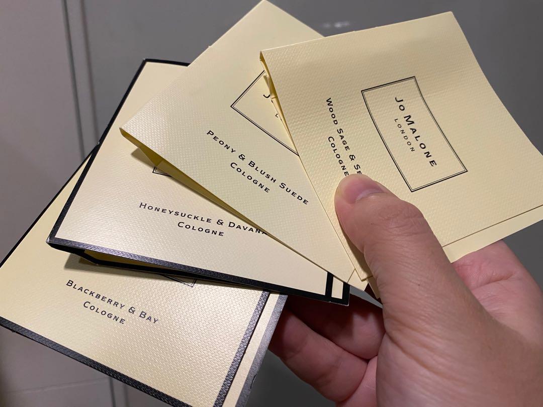 Jo Malone 1.5ml Sample Vial Card AUTHENTIC, Beauty & Personal Care ...