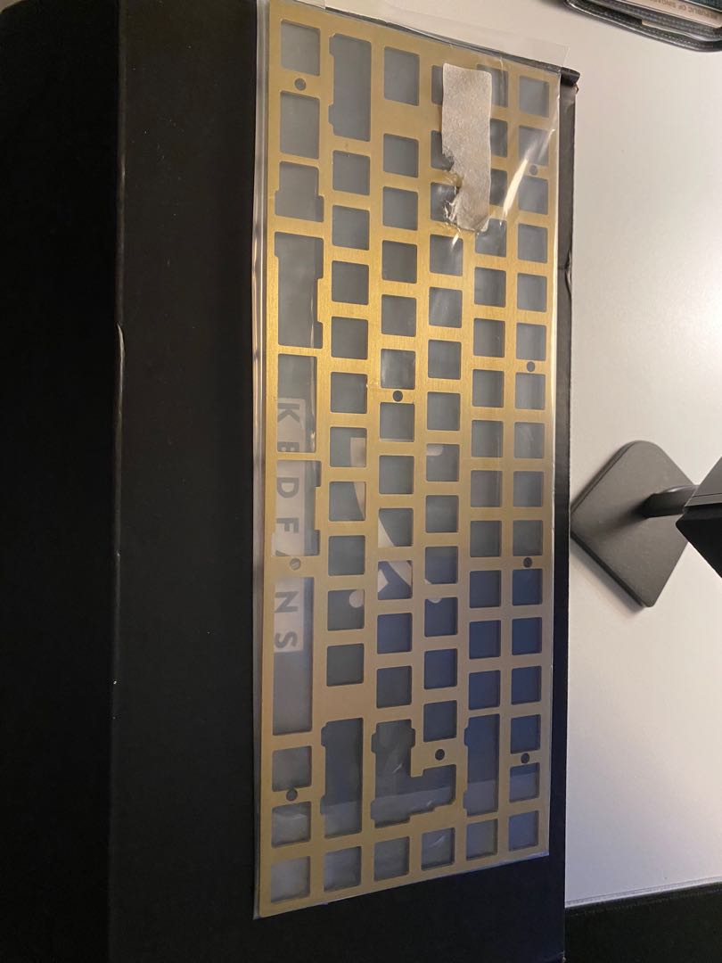 KBD75 Brass Plate, Computers & Tech, Parts & Accessories, Computer ...
