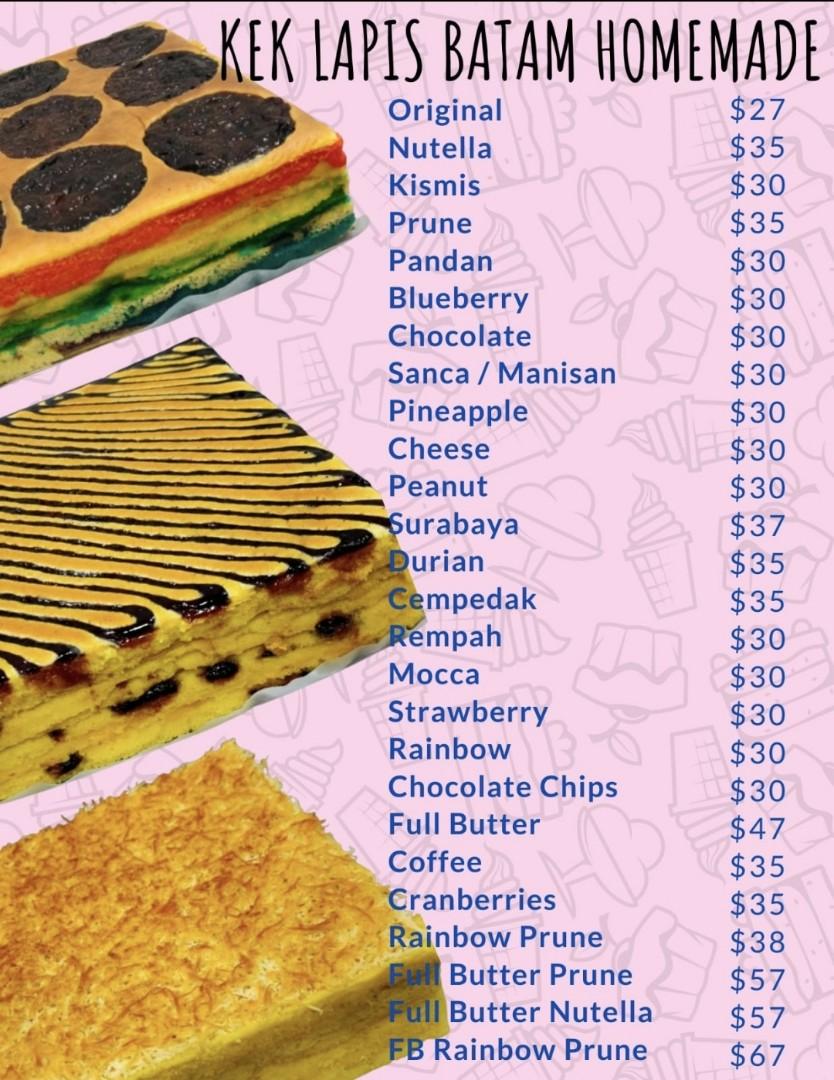 Harga Kek Lapis Batam - AniyailShea