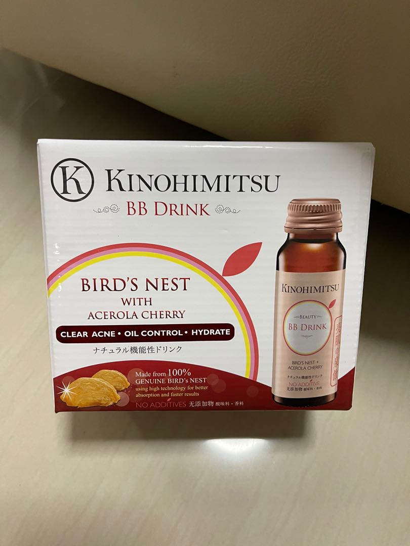 Kinohimitsu BB Drink [Clears Acne Oily Skin] bird nest with cherry ...