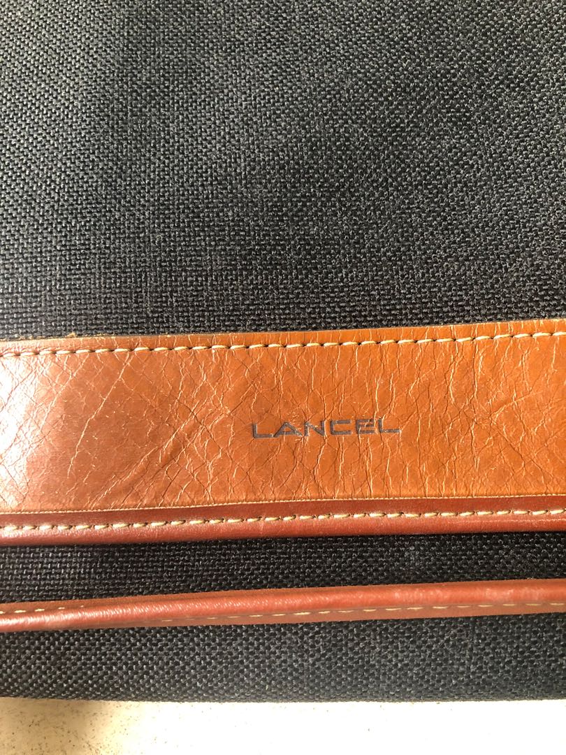 Vintage Lancel soft briefcase, Men's Fashion, Bags, Briefcases on Carousell