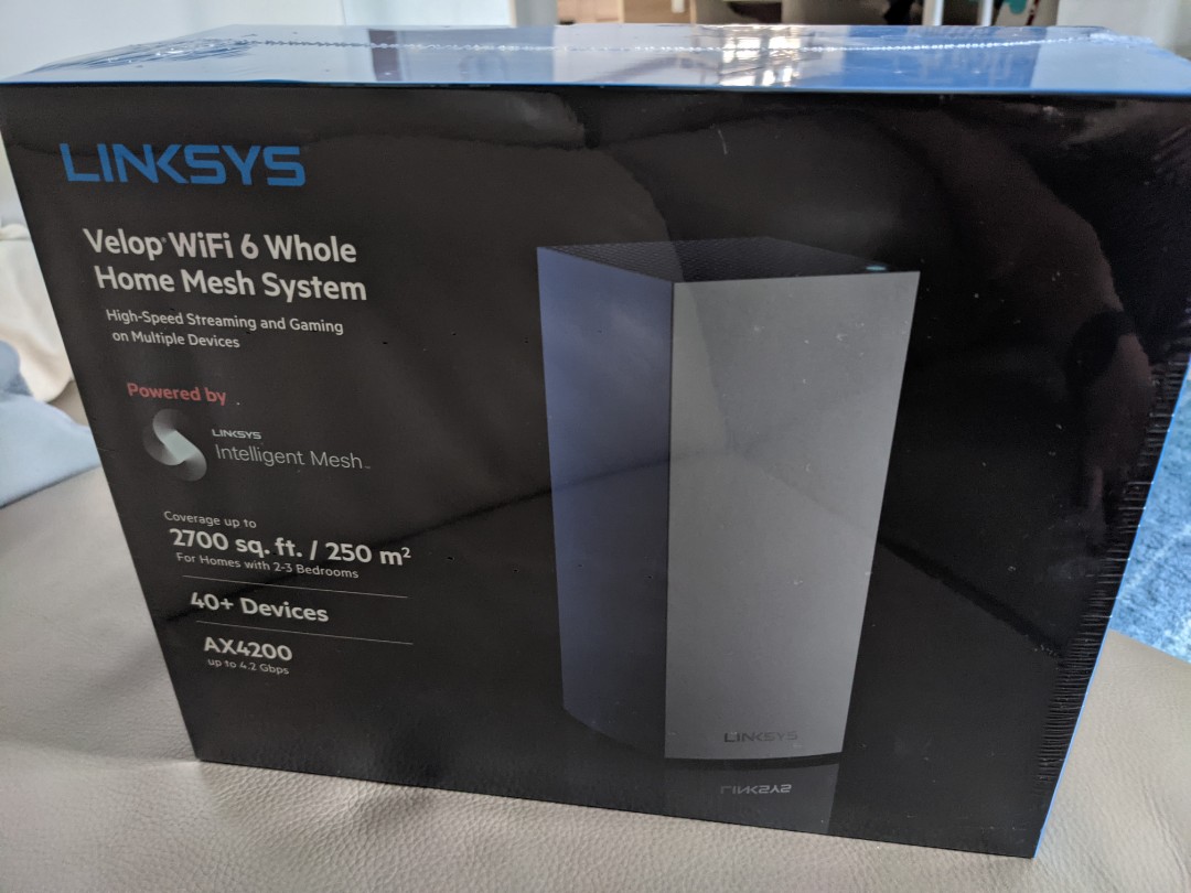 Linksys Velop WiFi 6 AX4200, Computers & Tech, Parts & Accessories, Networking on Carousell